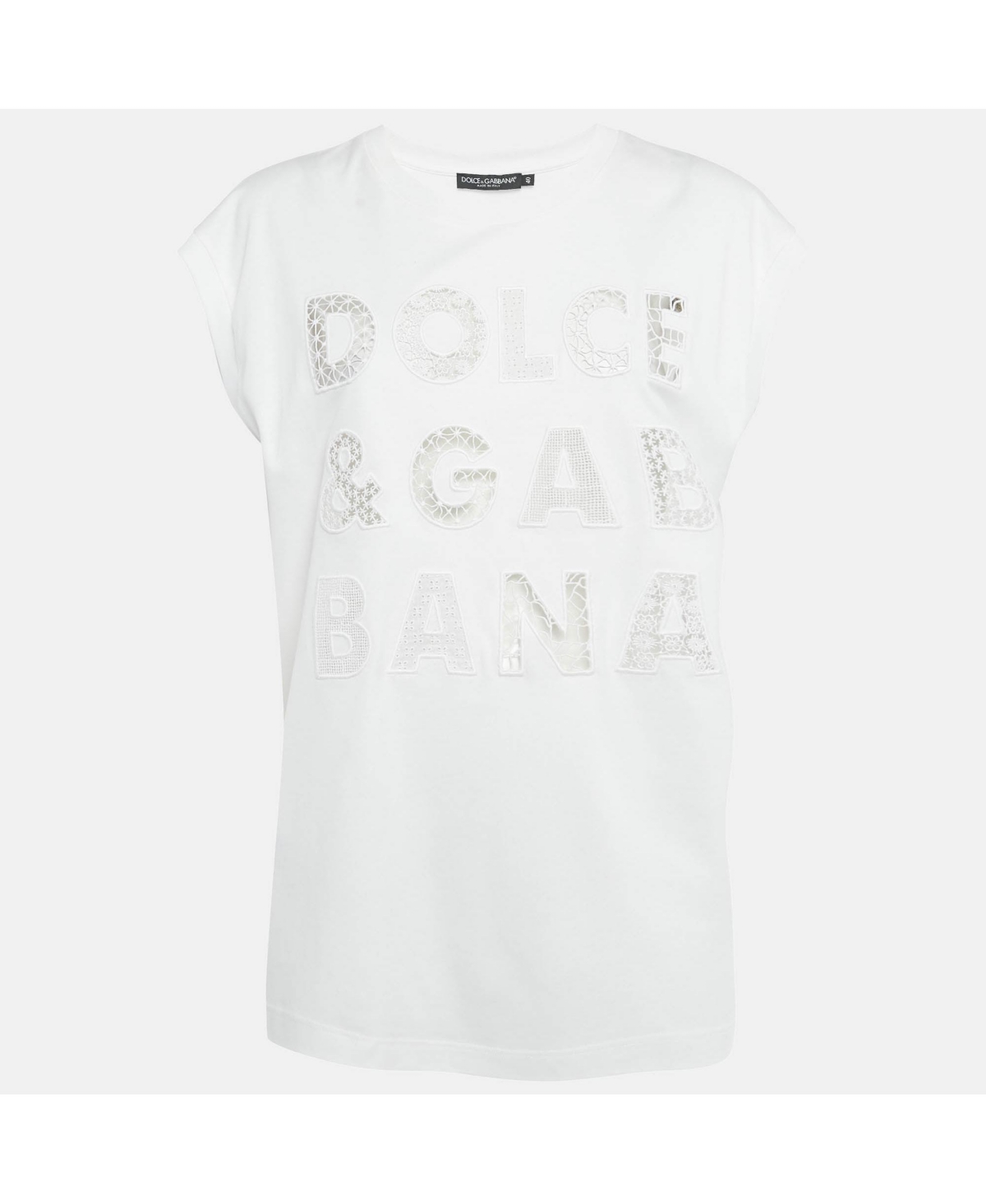 Click here for Pre-Owned Dolce & Gabbana Womens Cotton Logo Embel... prices
