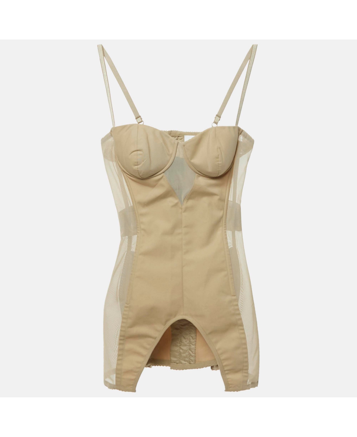 Click here for Pre-Owned Burberry Womens Beige Cotton And Mesh Pa... prices