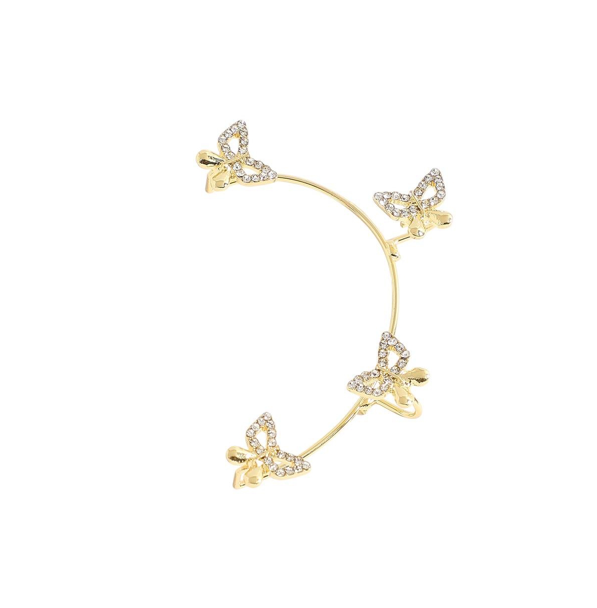 Click here for Sohi Womens Minimal Ear Cuff - Gold prices