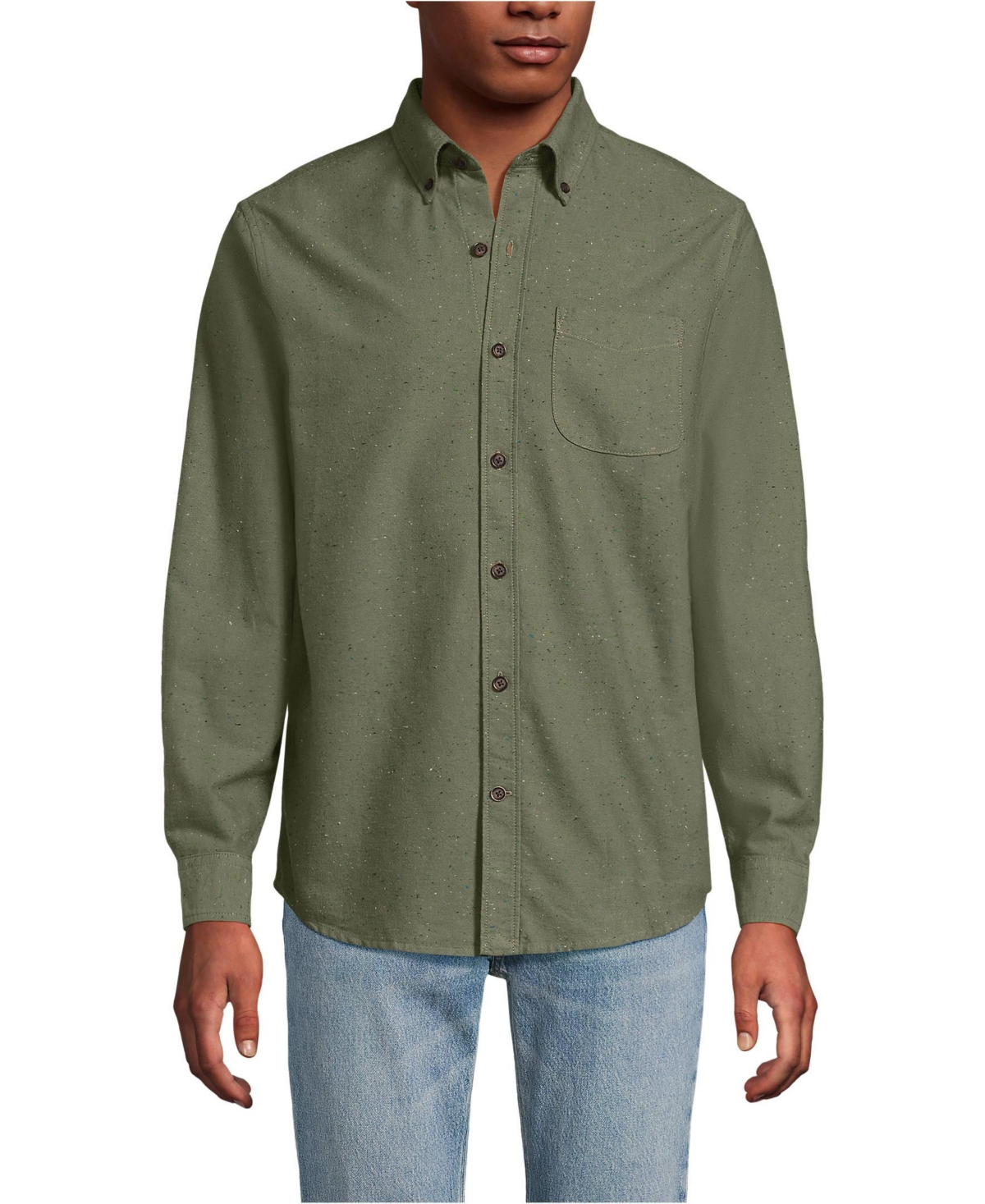 Click here for Lands End Mens Long Sleeve Flagship Flannel Shirt... prices
