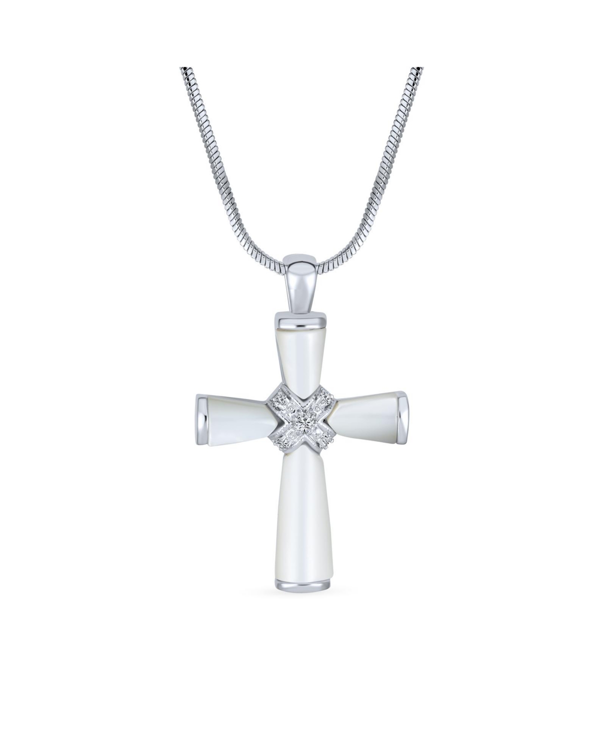 Click here for Bling Jewelry Religious Mother Of Pearl Mop Cross... prices