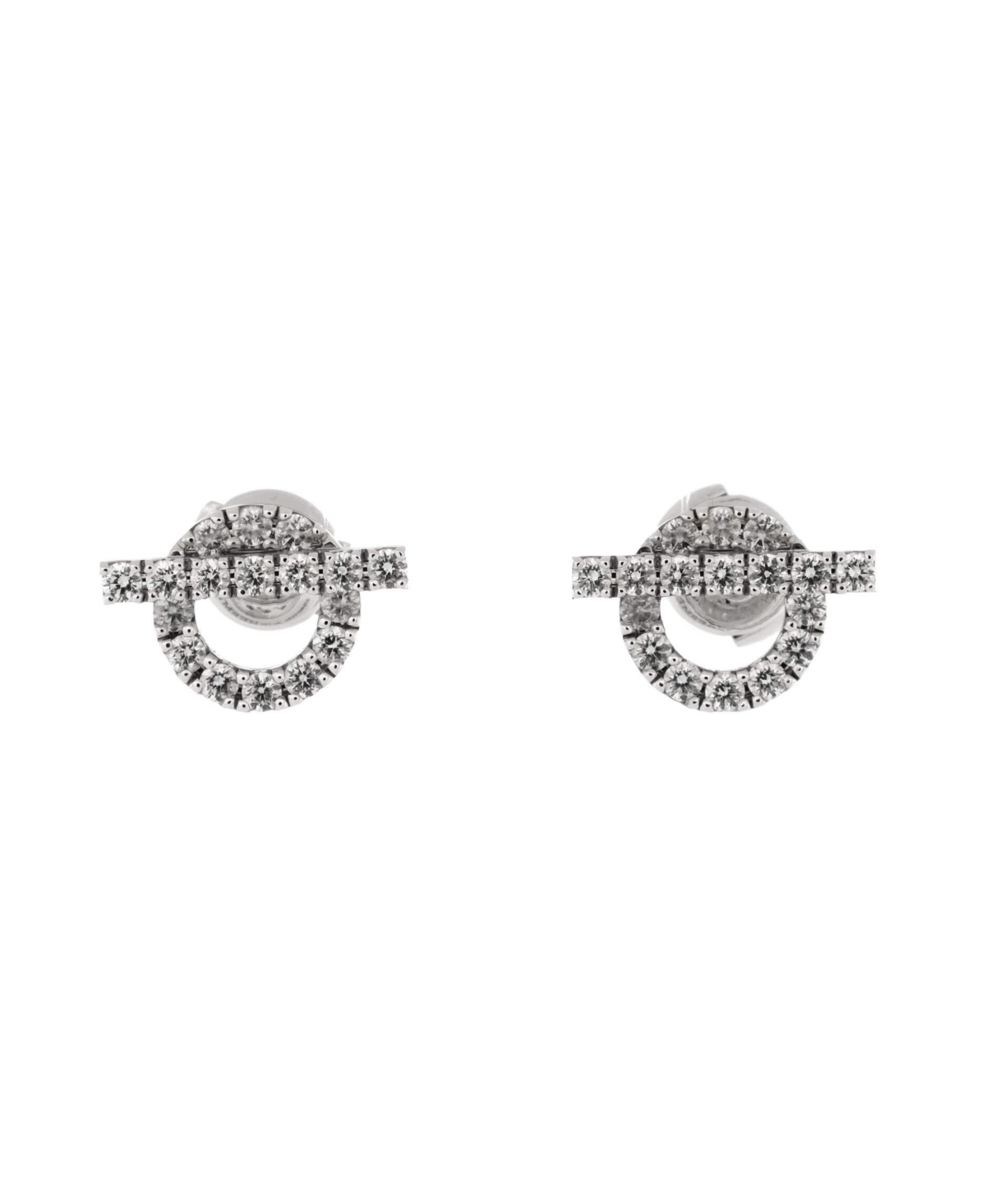 Click here for Pre-Owned Hermes Finesse Stud Earrings - 18k white... prices