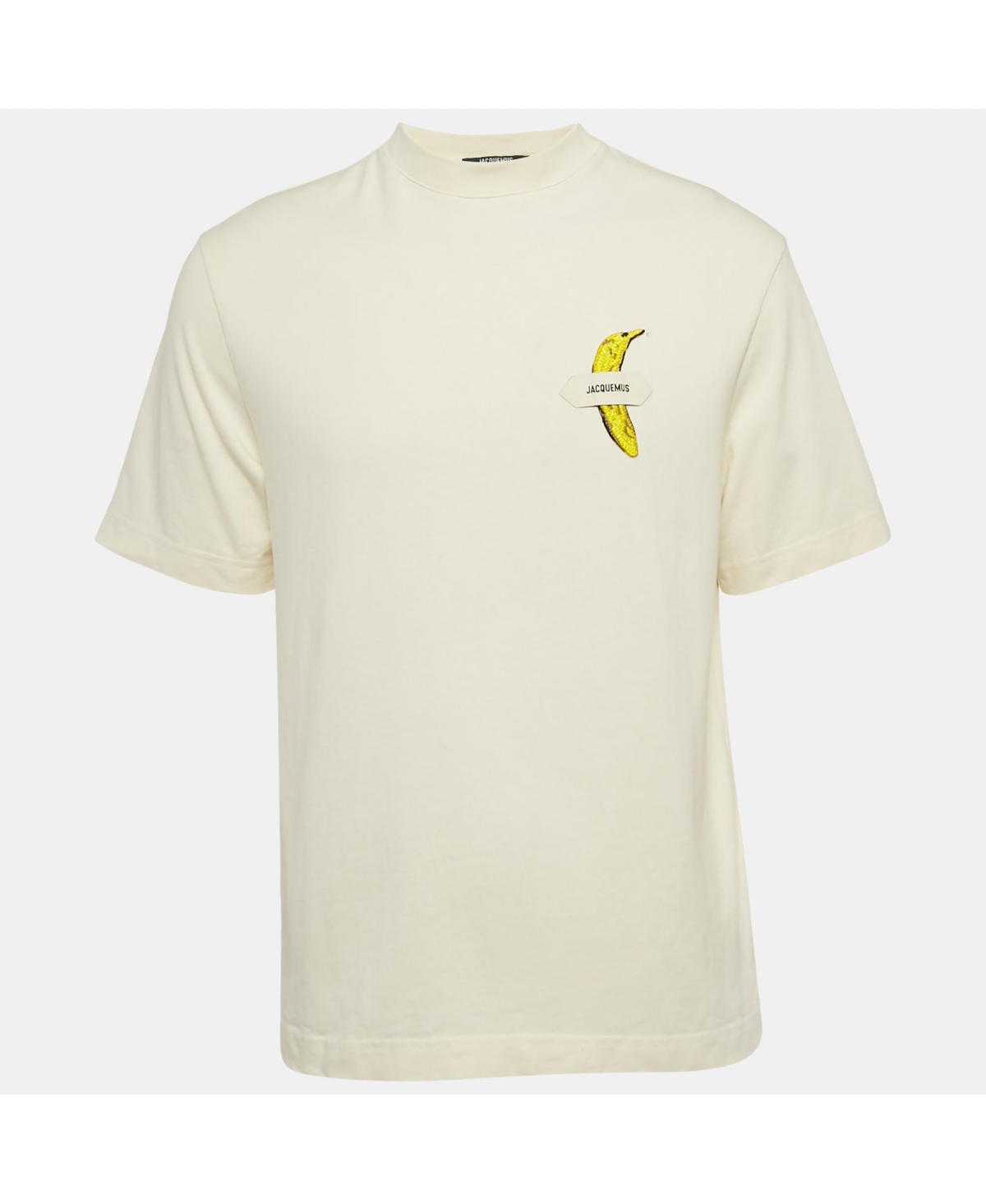 Click here for Pre-Owned Jacquemus Mens Off-White Cotton Banana P... prices