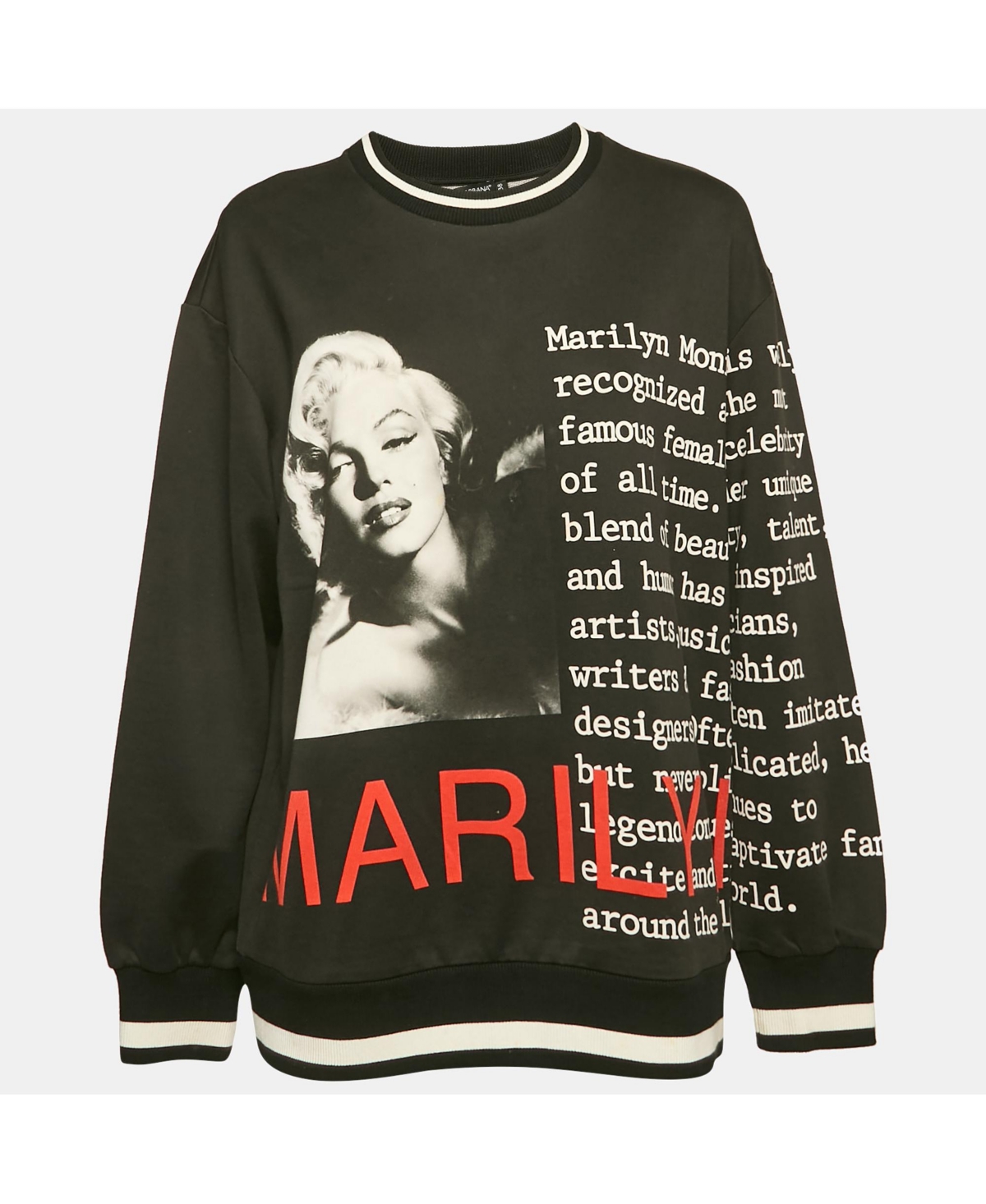 Click here for Pre-Owned Dolce & Gabbana Womens Black Marilyn Mon... prices