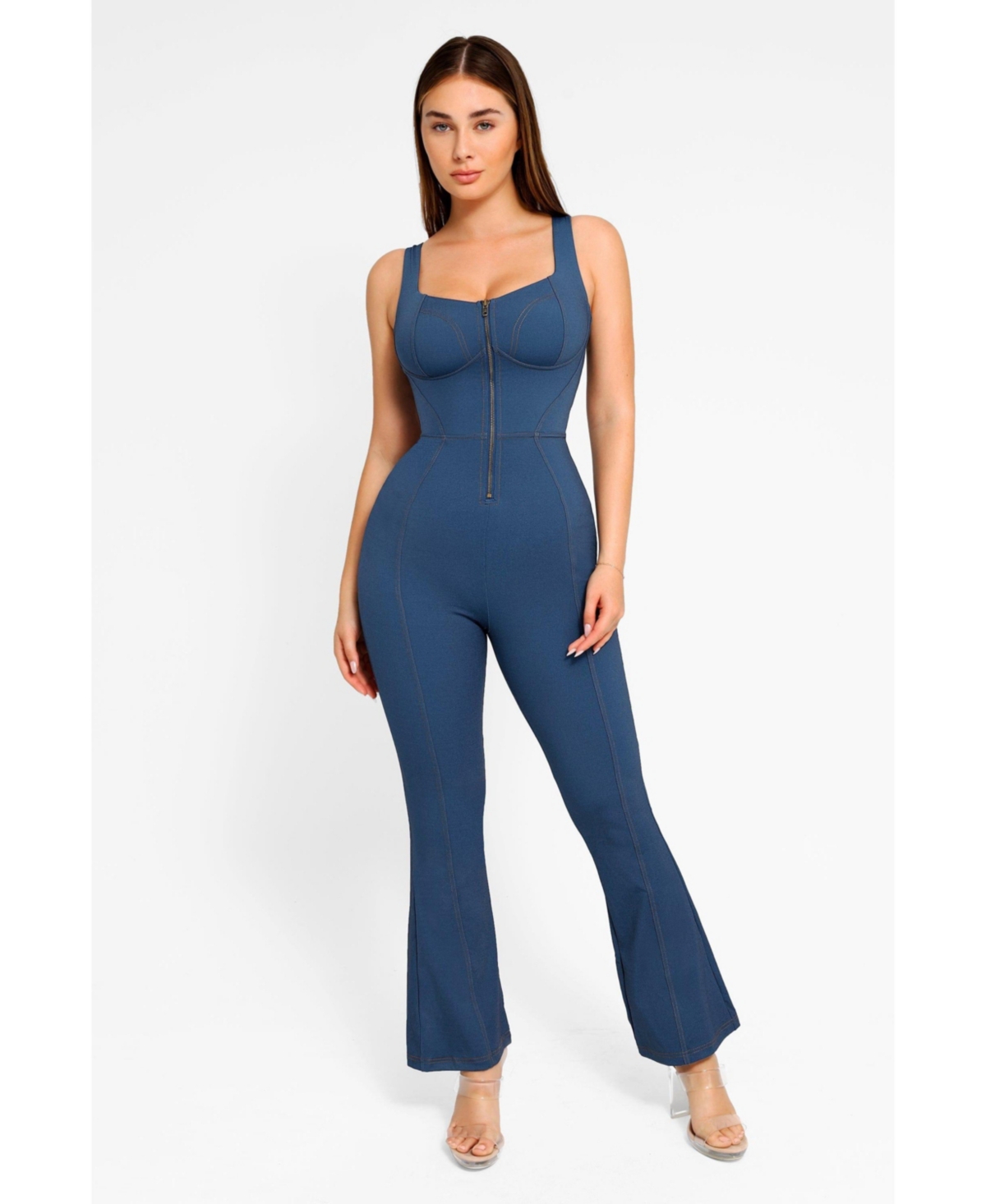 Click here for Popilush Womens Shapewear Sculpting Denim Tank Fla... prices