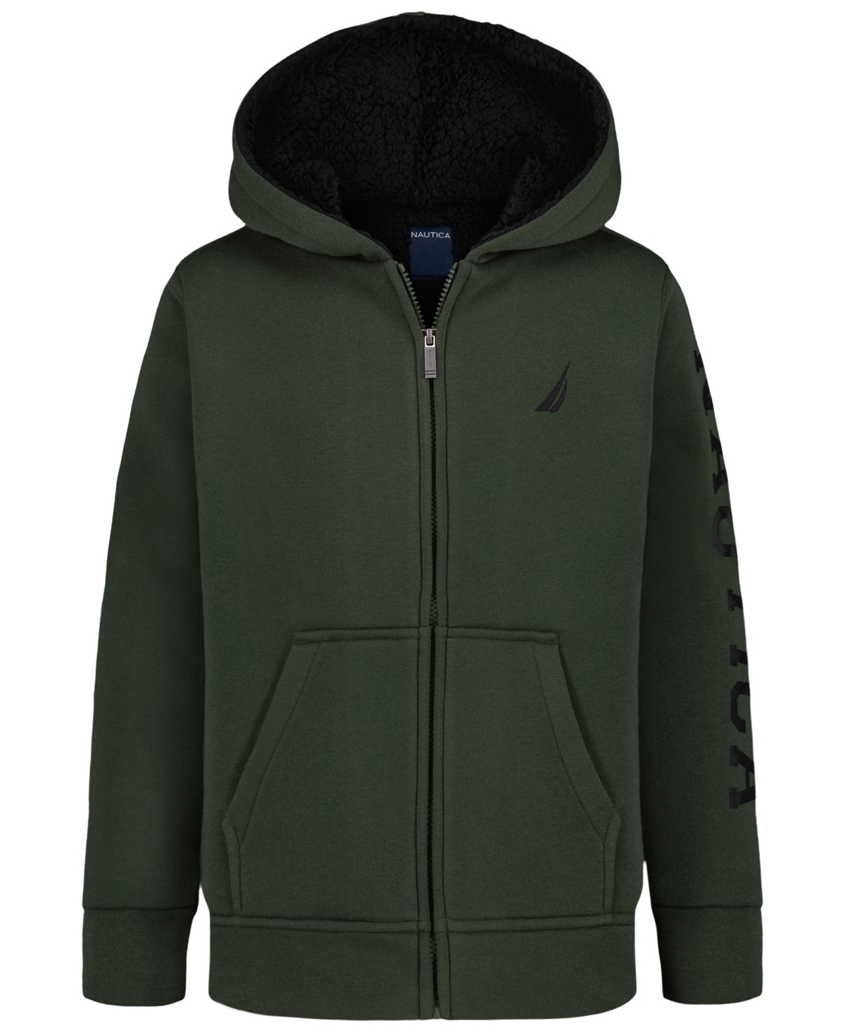 Click here for Nautica Boys 8-20 Zip-Up Hoodie - Deep Forest prices