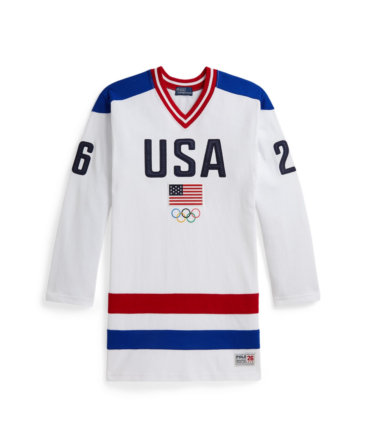 Click here for Polo Ralph Lauren Girls 7-16 Team Cotton Jersey Dr... prices