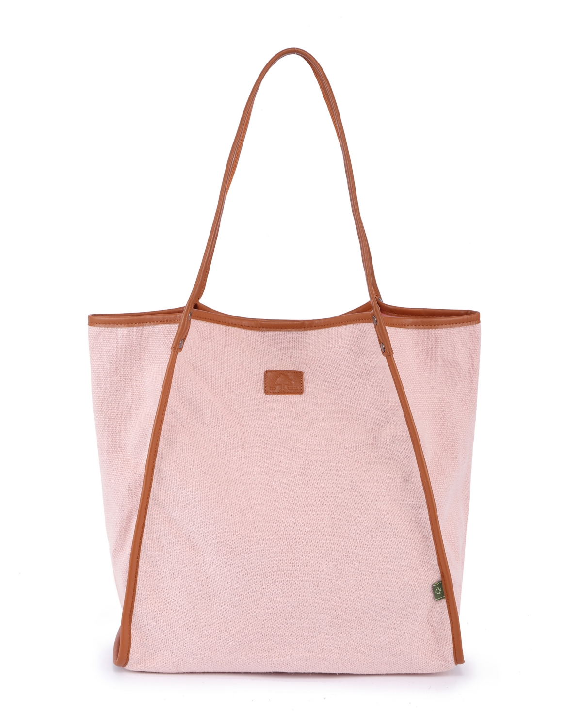 Click here for Tsd Brand Pine Hill Canvas Tote Bag - Pink prices