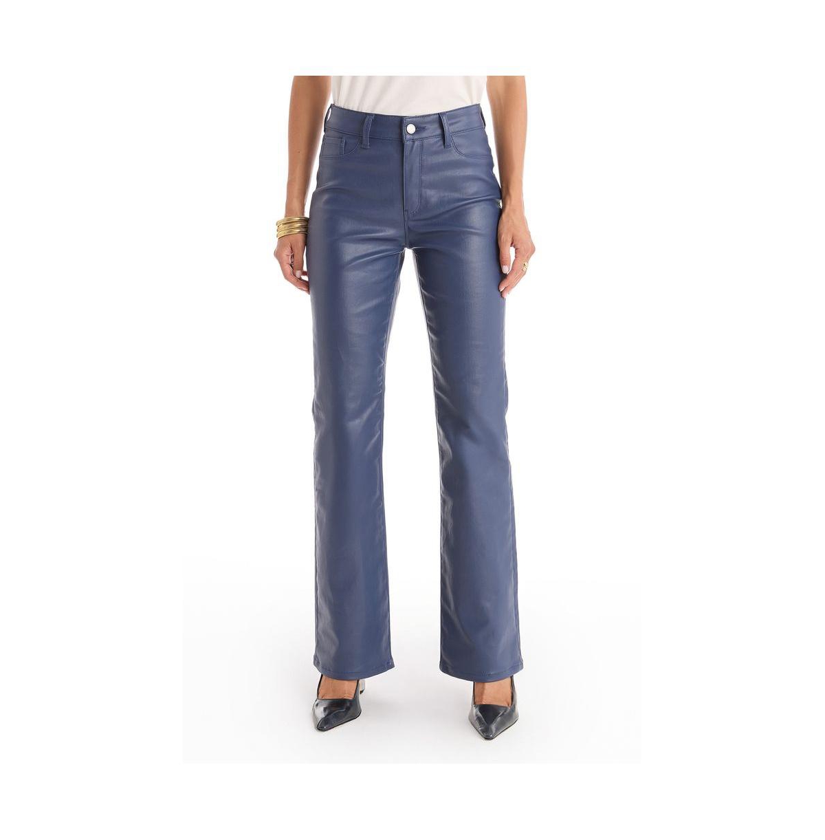 Click here for The Noli Shop Womens Aria Coated Flare Jean - Merl... prices