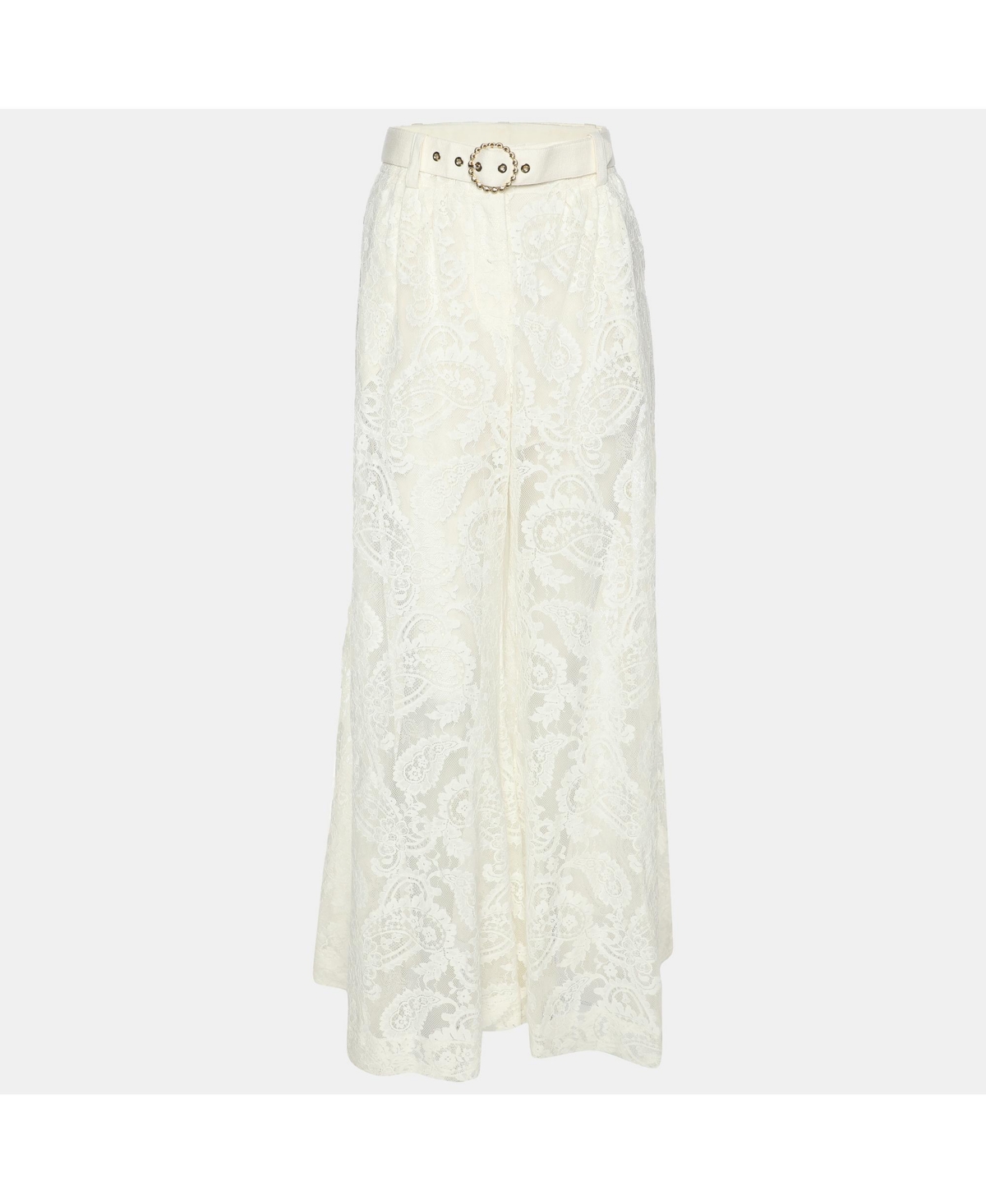 Click here for Pre-Owned Zimmermann Womens White Lace Wonderland... prices