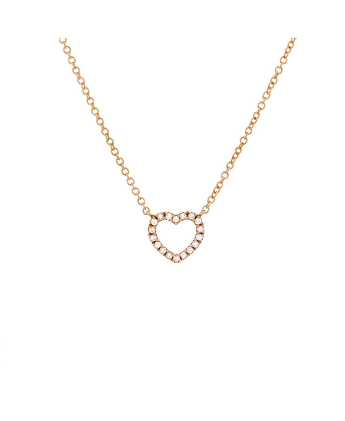 Click here for Pre-Owned Tiffany & Co Metro Open Heart Pendant Ne... prices