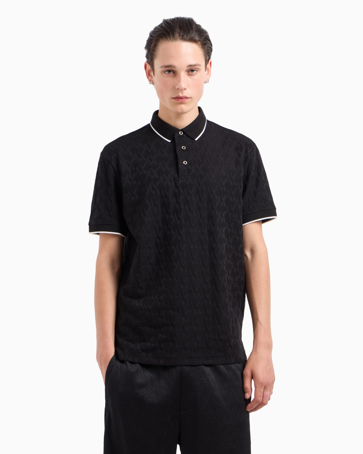 Click here for A|X Armani Exchange Mens Regular-Fit Tipped Logo P... prices