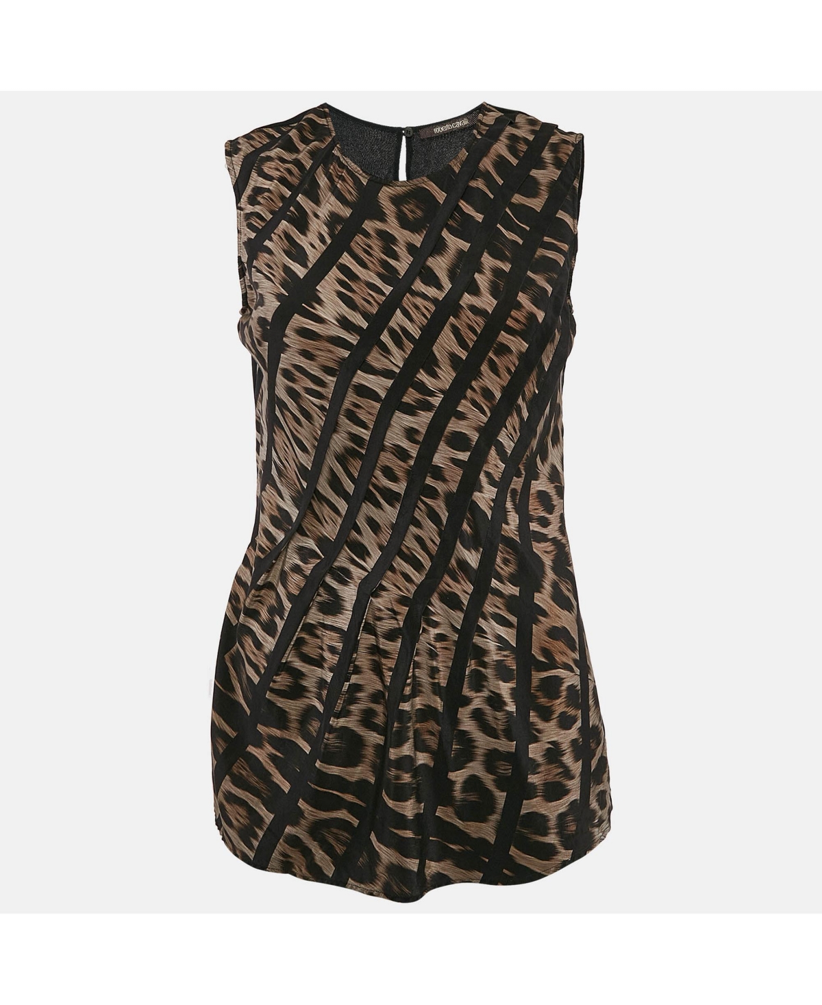Click here for Pre-Owned Roberto Cavalli Womens Brown Leopard Pri... prices