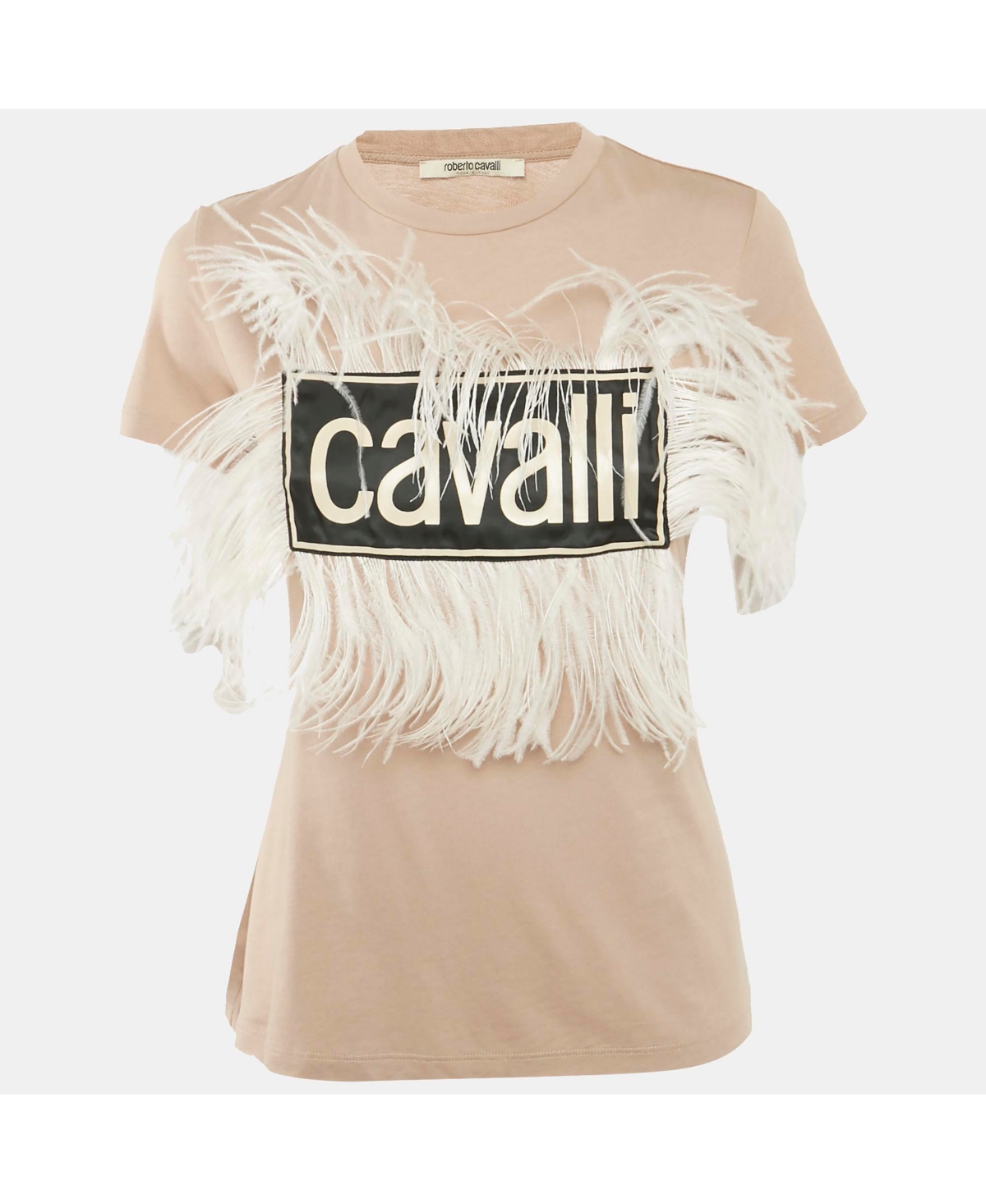 Click here for Pre-Owned Roberto Cavalli Womens Beige Cotton And... prices