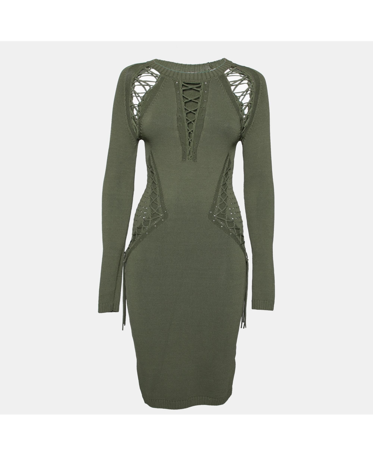 Click here for Pre-Owned Ronny Kobo Womens Knitted Cut-Out Lace U... prices