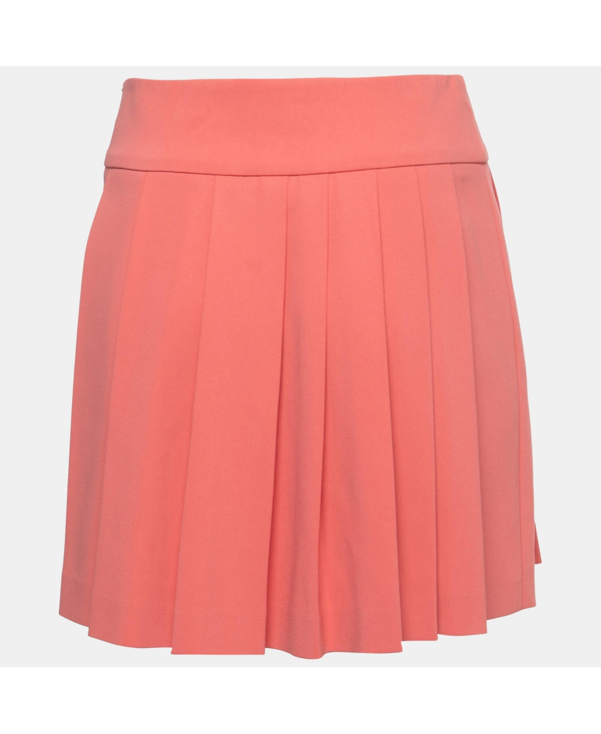 Click here for Pre-Owned Moschino Womens Pink Crepe Pleated Mini... prices