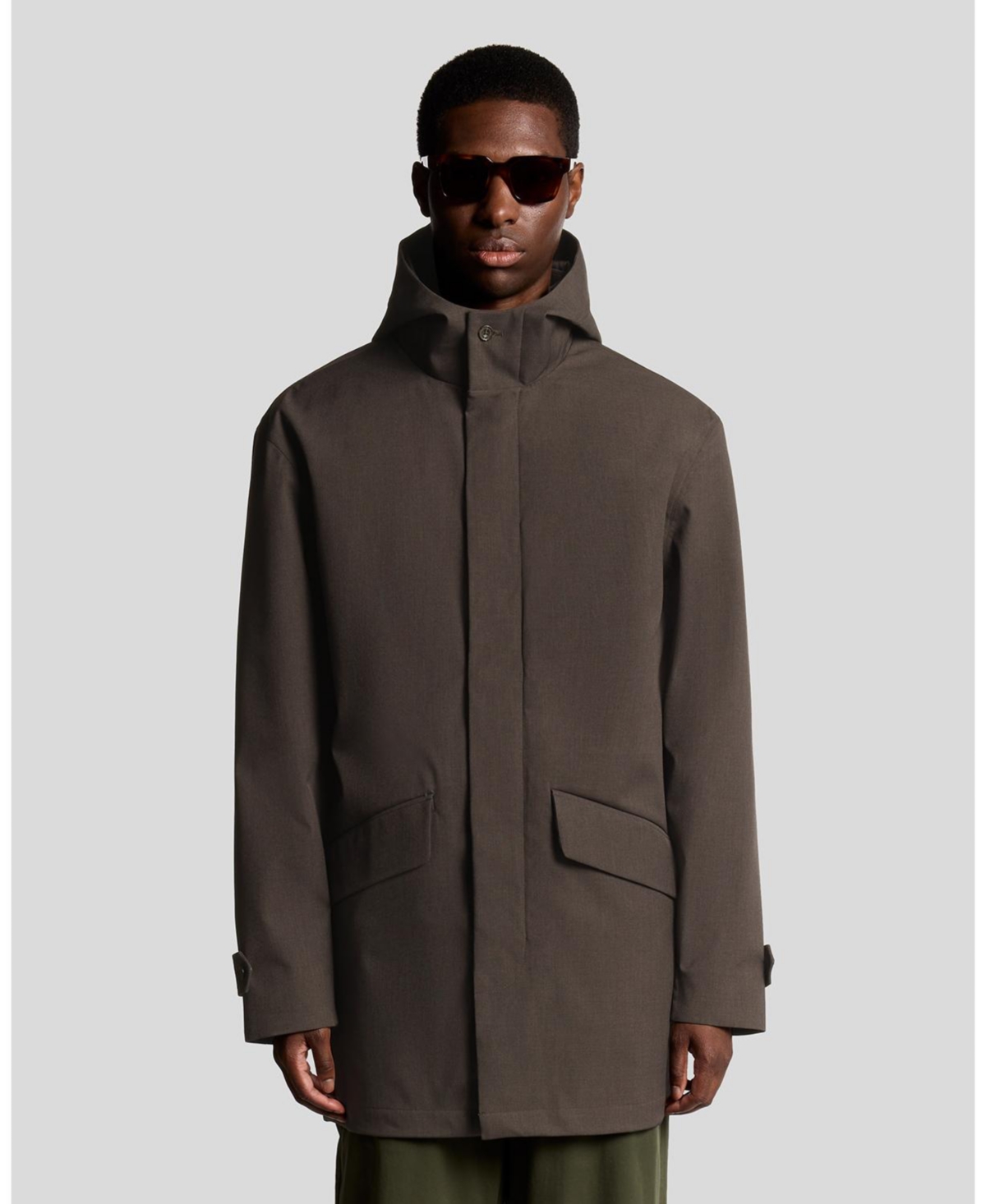 Click here for Lyle & Scott Mens Long Sleeve Hooded Military Park... prices