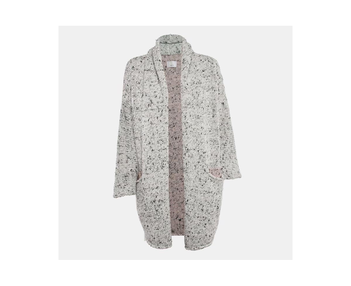 Click here for Pre-Owned Zadig & Voltaire Womens Grey Knit Open F... prices