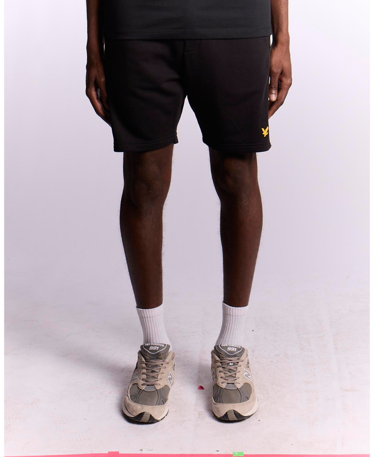 Click here for Lyle & Scott Mens Tape Draw String Shorts - Jet bl... prices