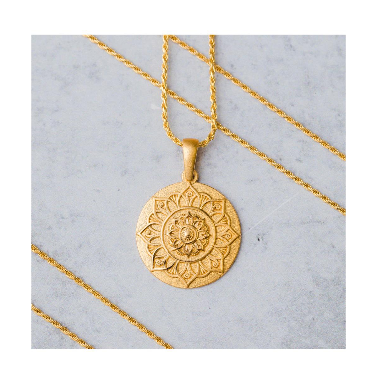 Click here for Mandala I Am Grateful Jewelry Necklace Gold / Orig... prices