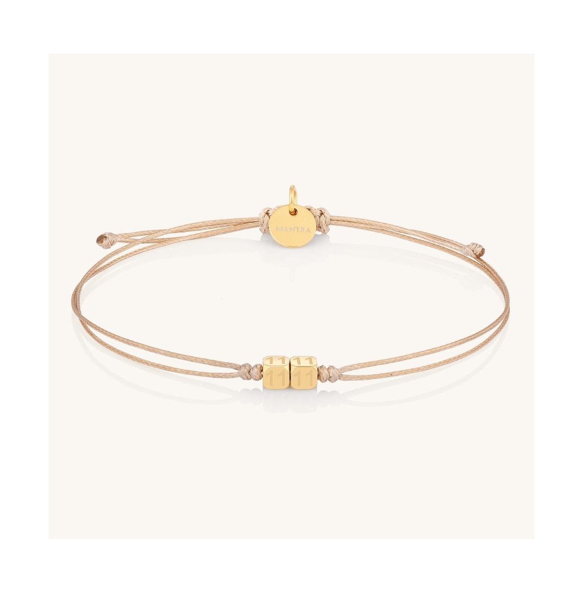 Click here for Mantra Thread Bracelet 18K gold Pvd Plating Stainl... prices