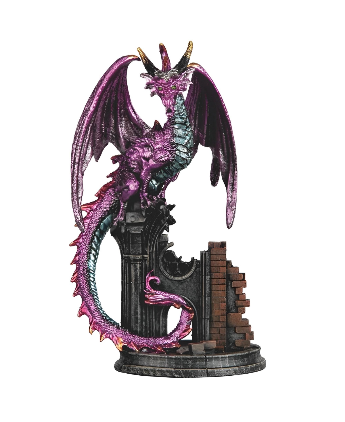 Click here for Fc Design 7"H Purple Dragon Perched on a Cast... prices