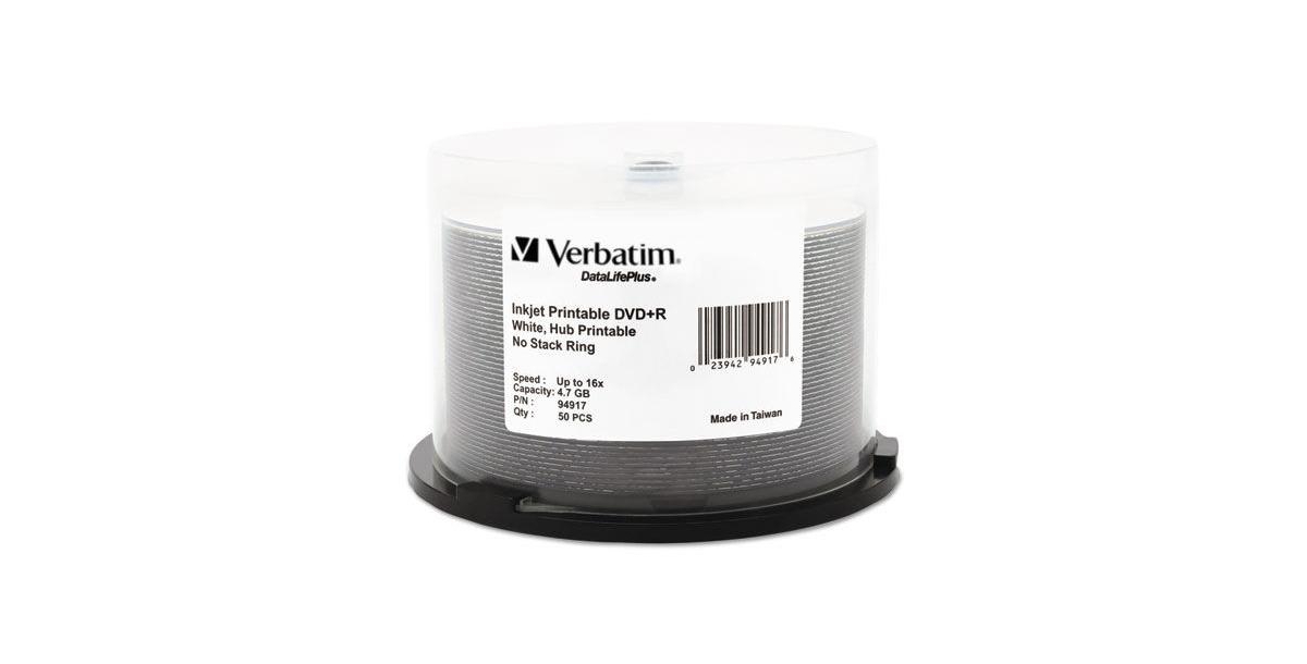 Click here for Verbatim 94917 4.7 Gb 16x Dvd R Recordable Disc -... prices