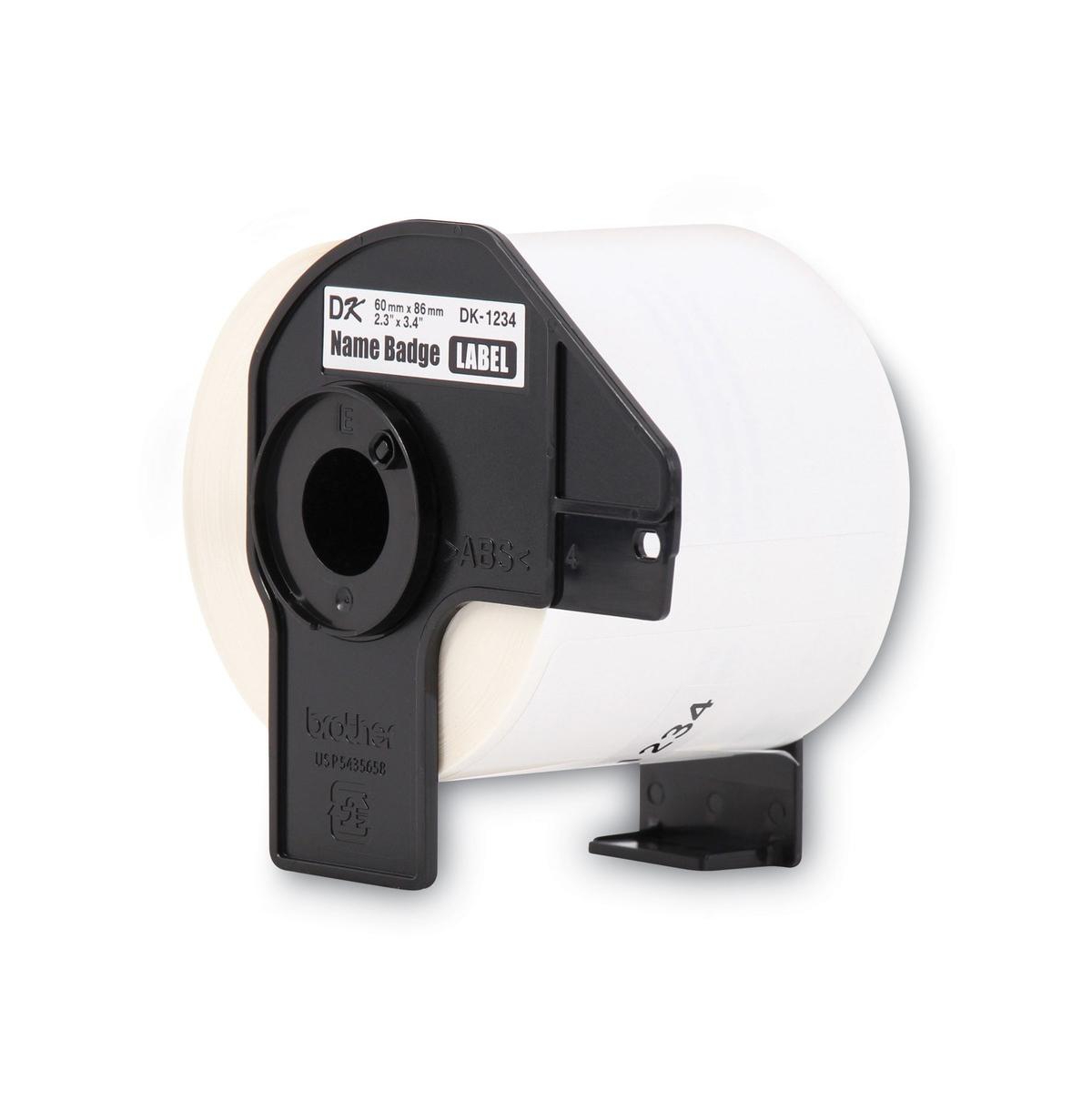 Click here for Brother DK1234 2.3 in. x 3.4 in. Die-Cut Name Badg... prices