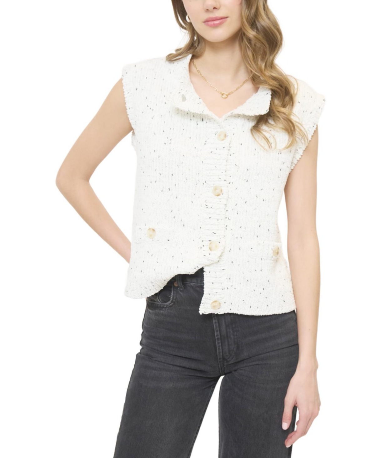 Click here for Central Park West Womens Tasha Slvless Chenille Ca... prices