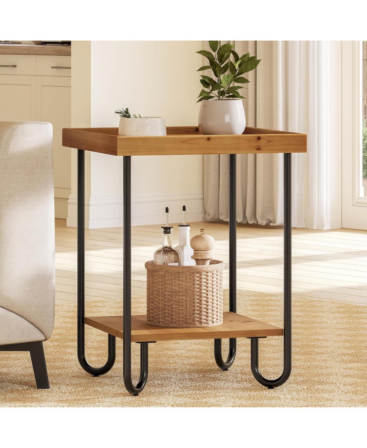 Click here for Tribesigns Solid Wood Square End Table  Sofa Side... prices