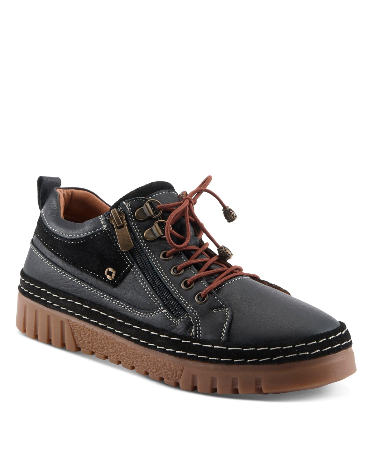 Click here for Spring Step Lauria Womens Leather Shoe  With Zippe... prices