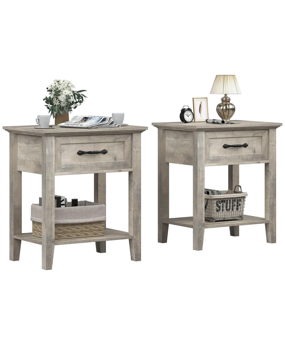 Click here for gaomon Square Nightstand  Bedside Table End Table... prices