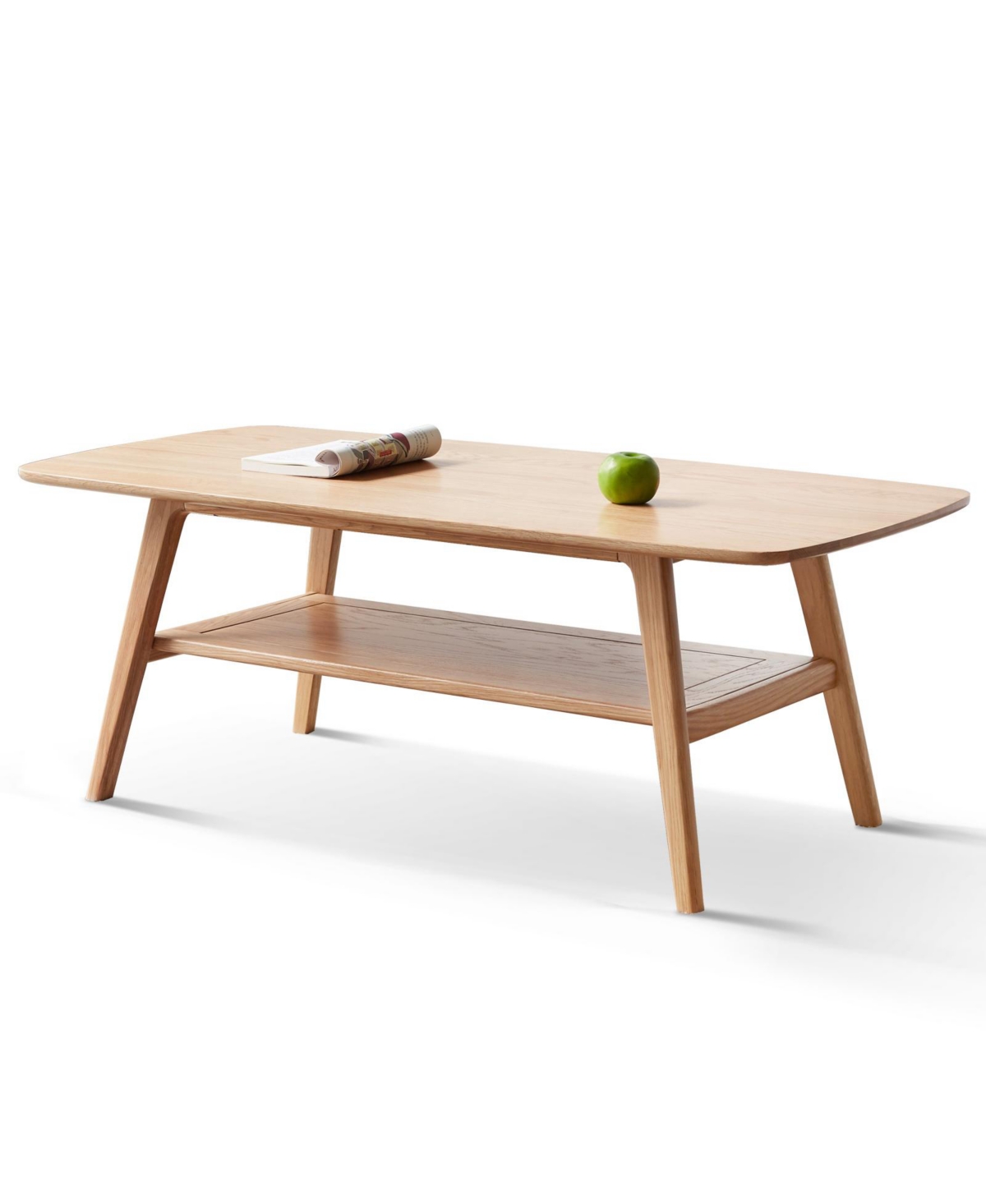 Click here for sumyeg Solid Wood Center Table with Storage Shelf... prices