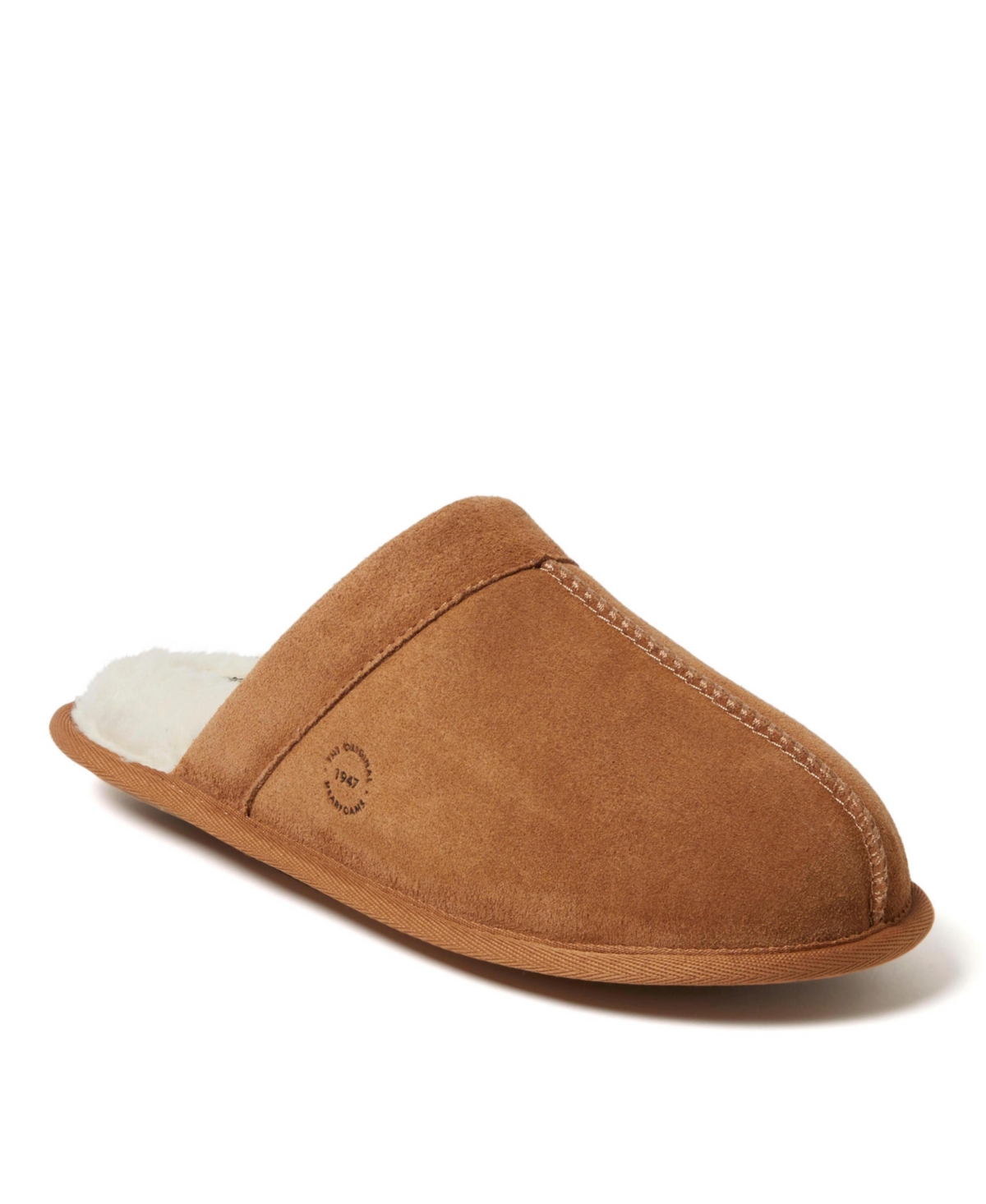 Click here for Dearfoams Mens Kirk Genuine Suede Scuff House Slip... prices