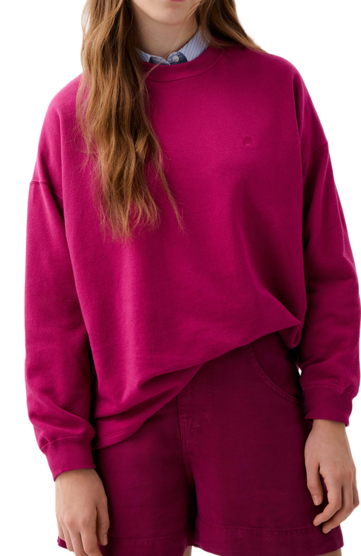 Click here for Scalpers Womens Softy Basic Sweater - Open pink. prices