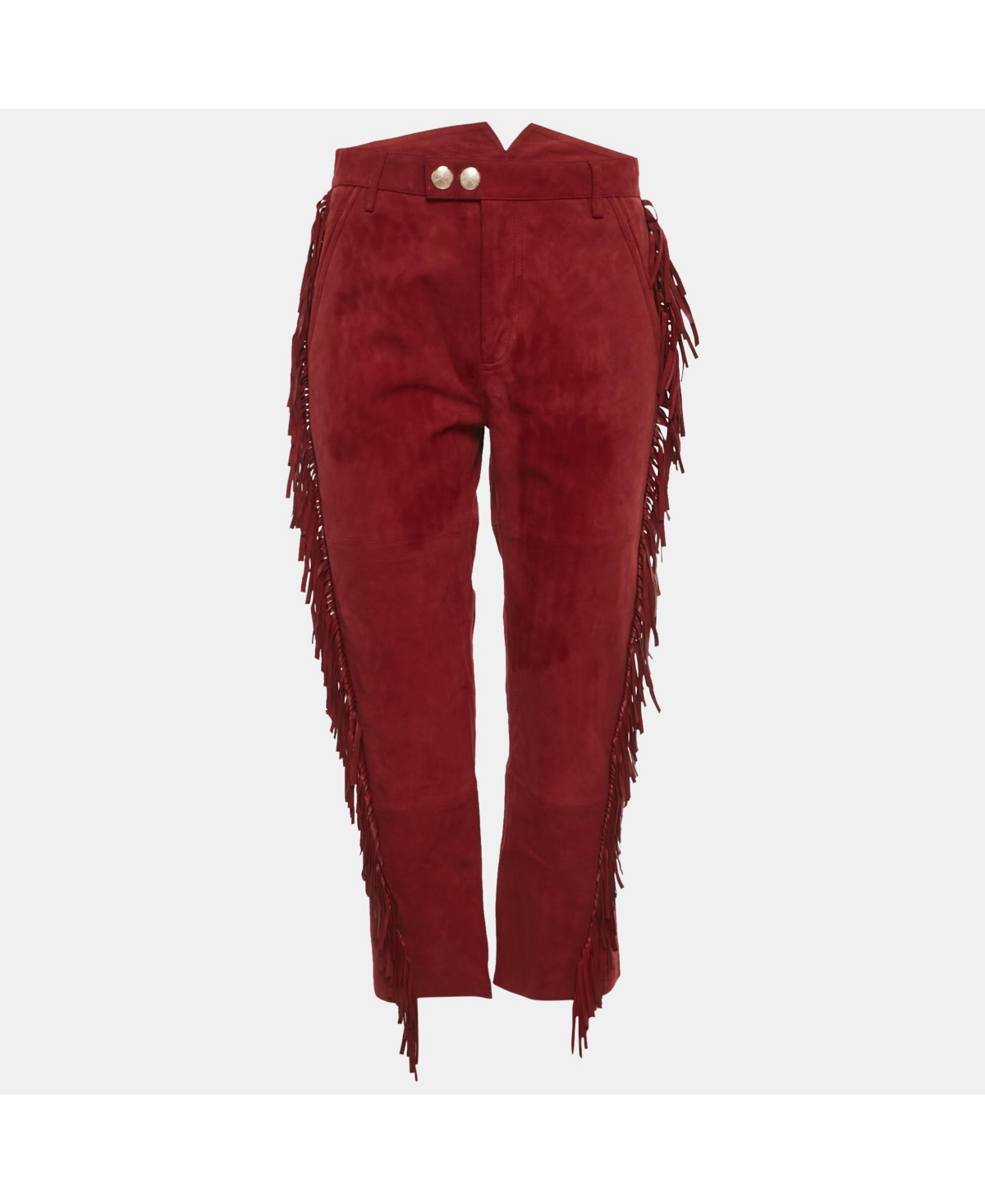 Click here for Pre-Owned Zadig & Voltaire Womens Suede Fringed Pl... prices