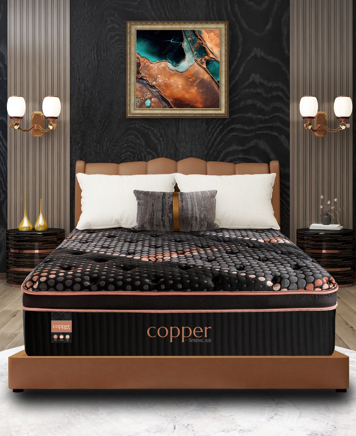 Click here for Spring Air Copper Hybrid Quilted 16.5 Cushion Firm... prices