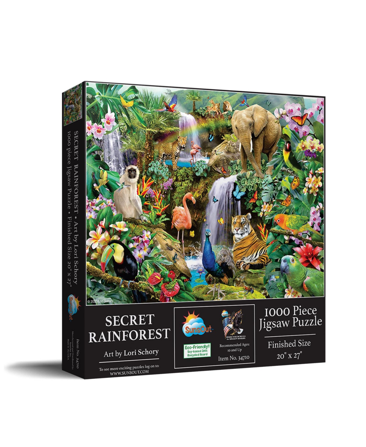 Click here for SunsOut Secret Rainforest 1000 piece Jigsaw Puzzle... prices