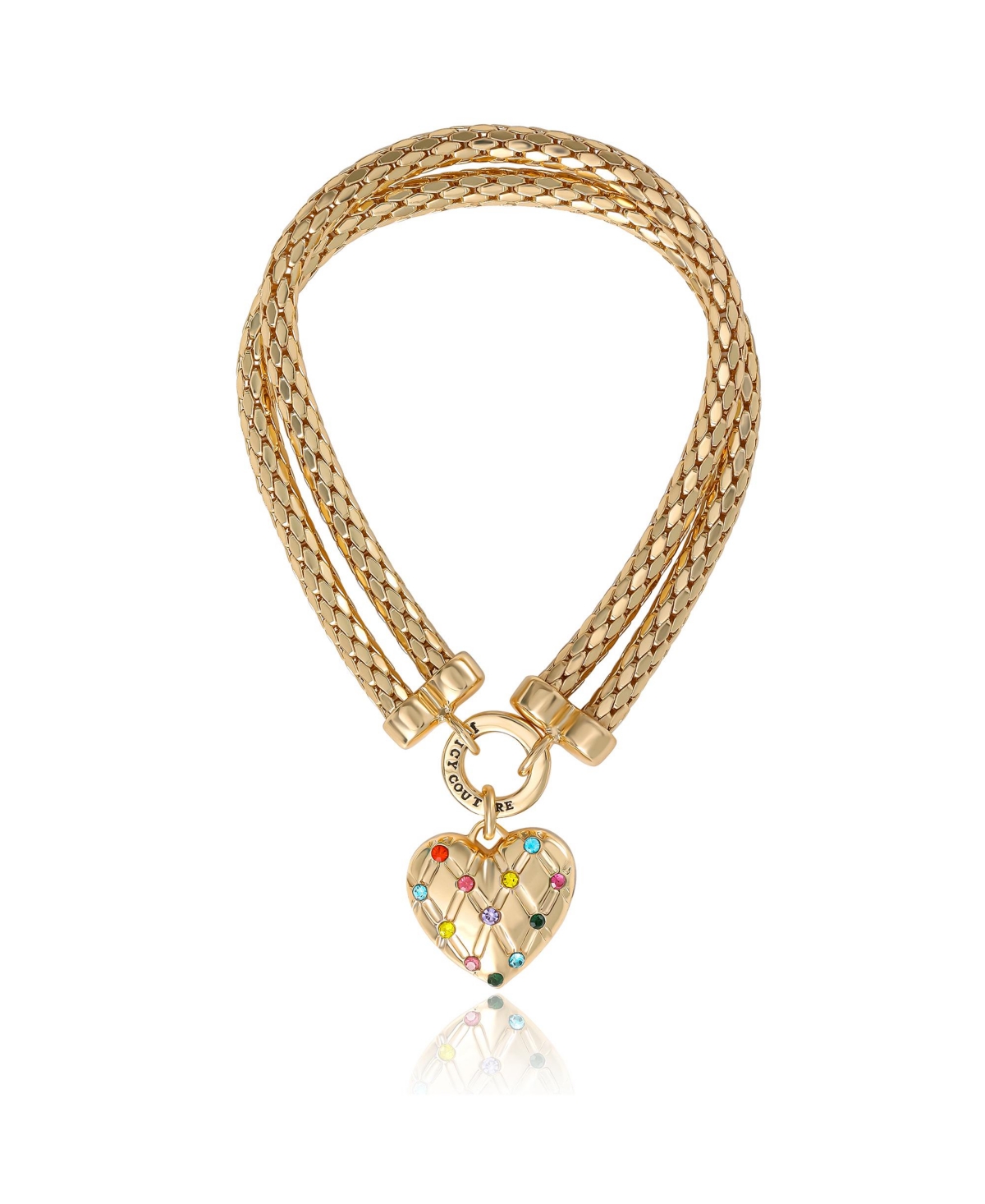Click here for Juicy Couture Double Chain Heart Padlock Bracelet... prices