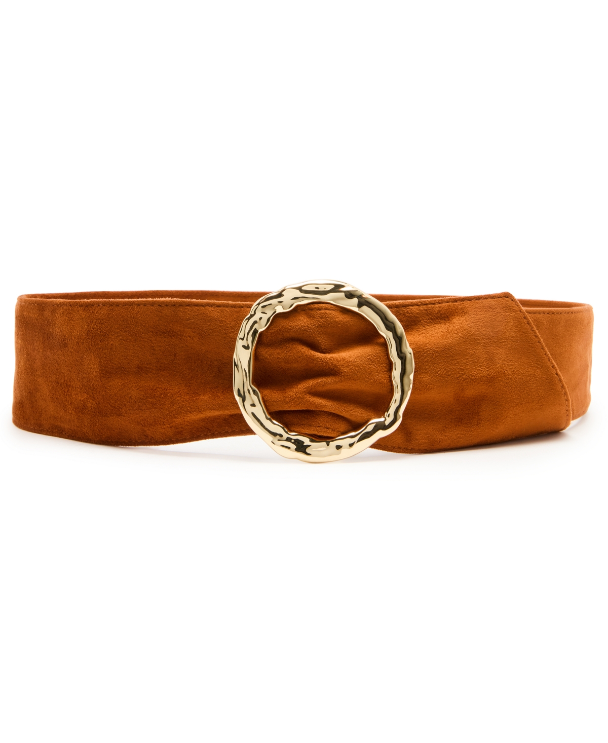 Click here for Steve Madden Womens Hammered Circle Buckle Sash Be... prices