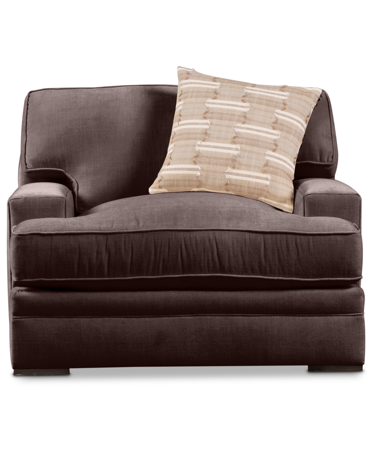Click here for Teddie 46 Fabric Arm Chair - Espresso prices