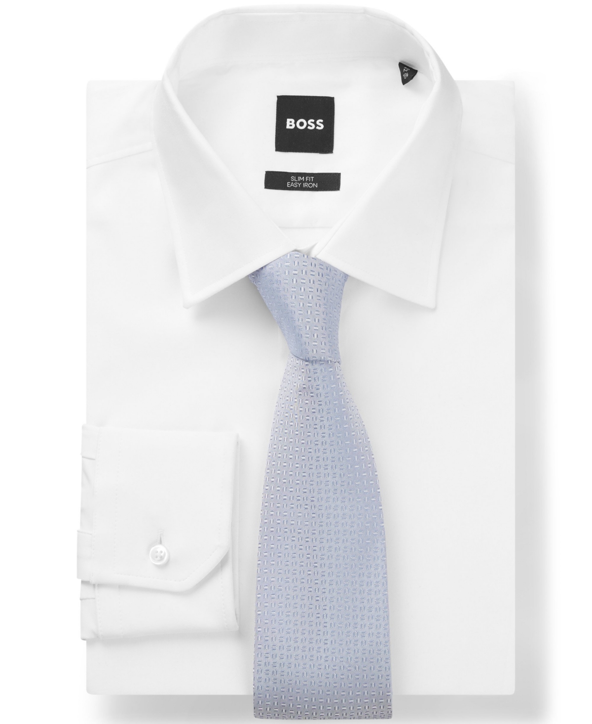 Click here for Boss by Hugo Boss Mens Silk Blend Jacquard-Pattern... prices