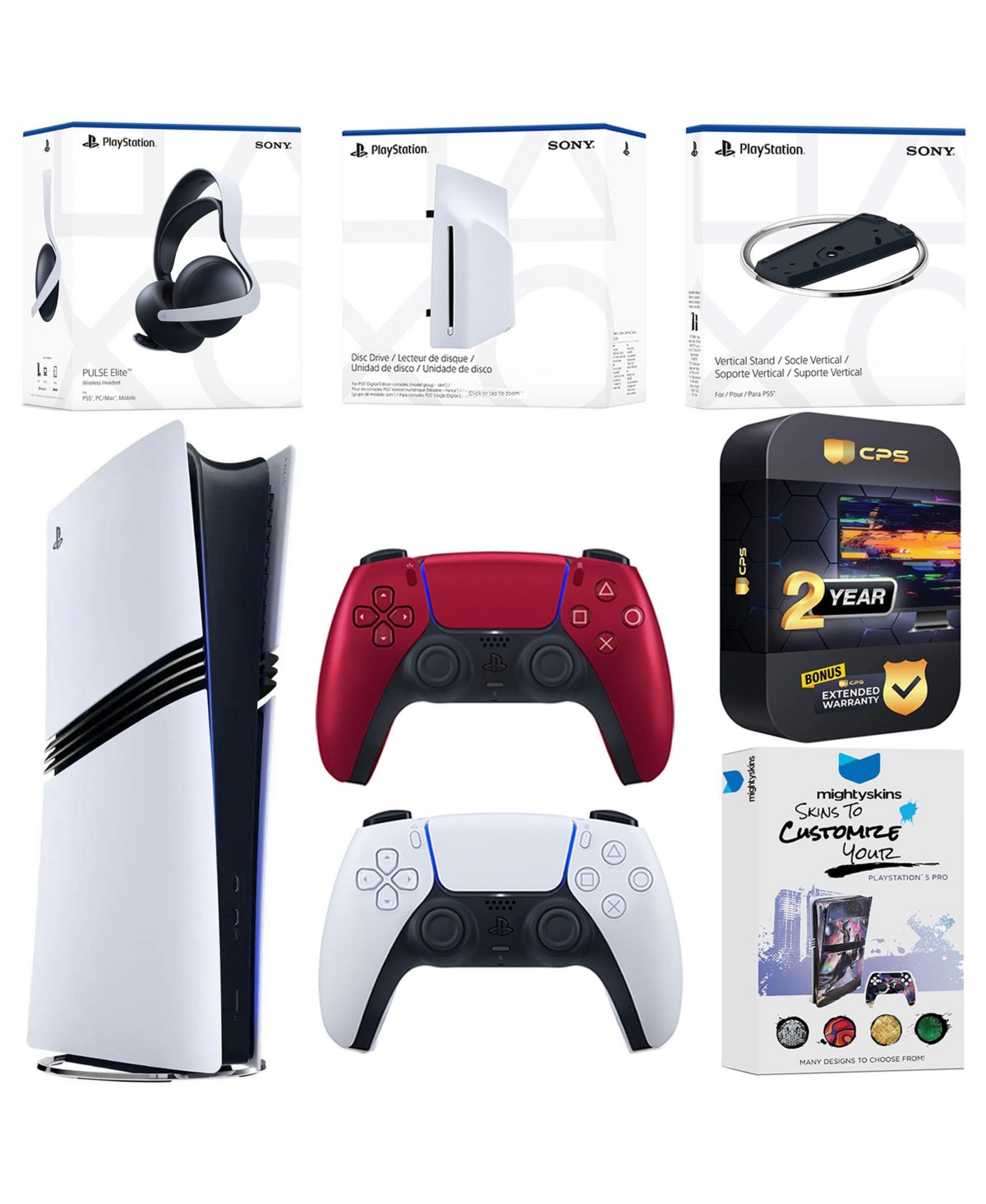 Click here for Sony PlayStation 5 Pro Digital Bundle with Disc Dr... prices