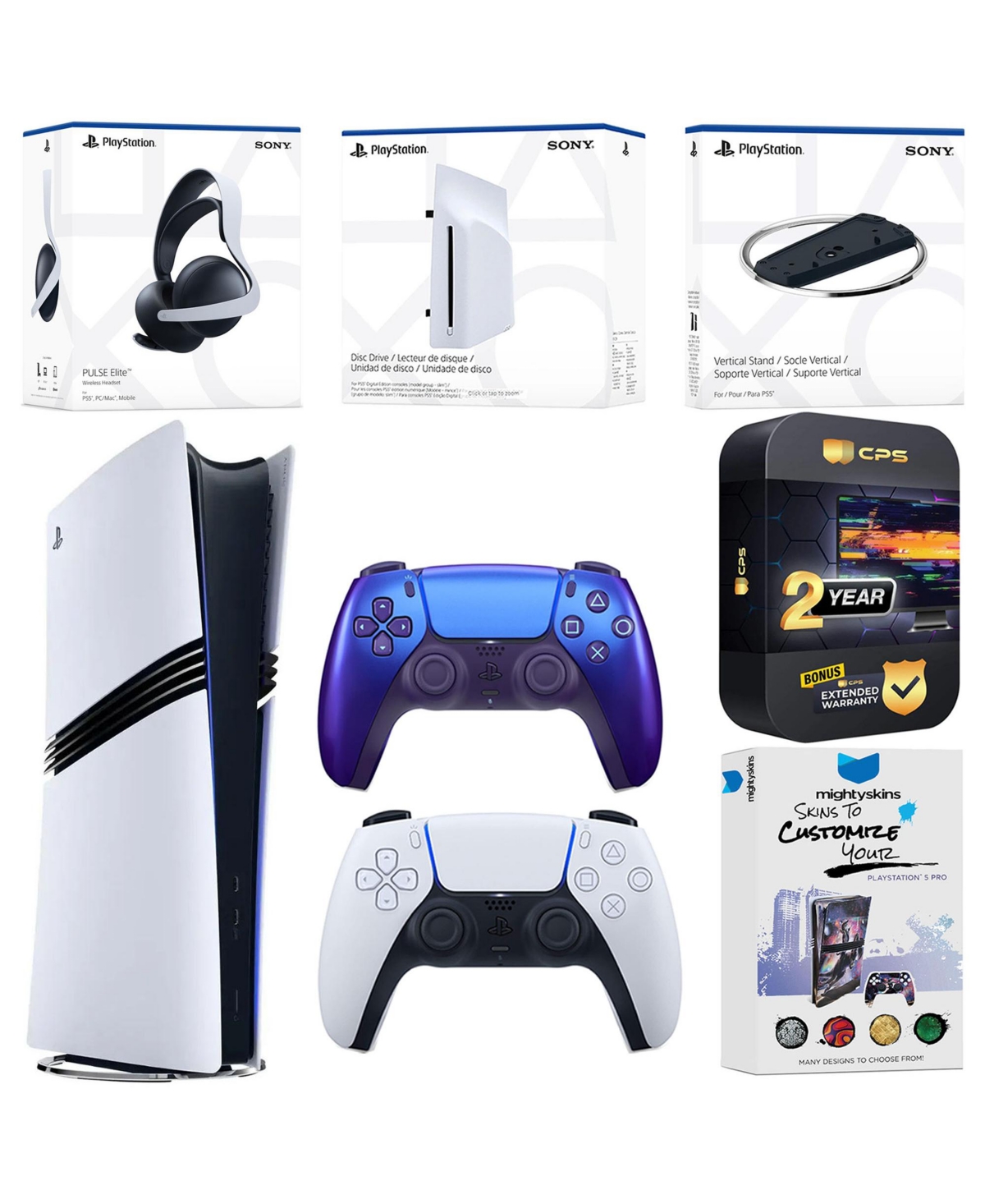 Click here for Sony PlayStation 5 Pro Digital Bundle with Disc Dr... prices