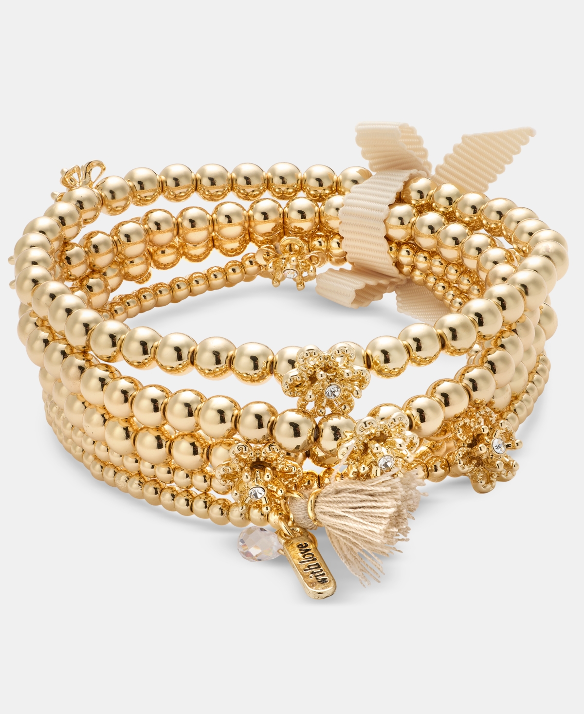 Click here for lonna & lilly Gold-Tone Crystal Multi Bead Layered... prices