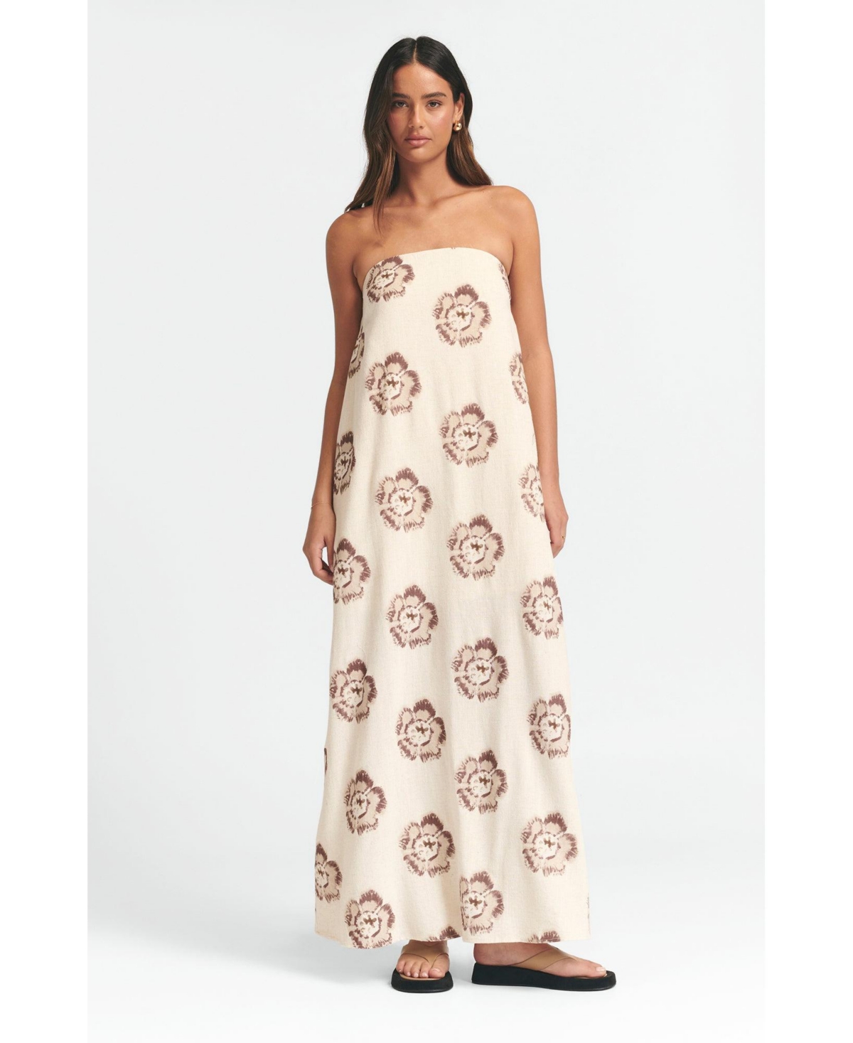 Click here for St Mrlo Womens Cypress Dress - Neutral floral prices
