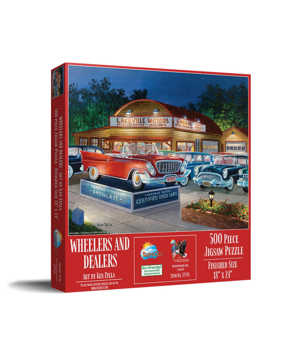 Click here for SunsOut Wheelers and Dealers 500 piece Jigsaw Puzz... prices
