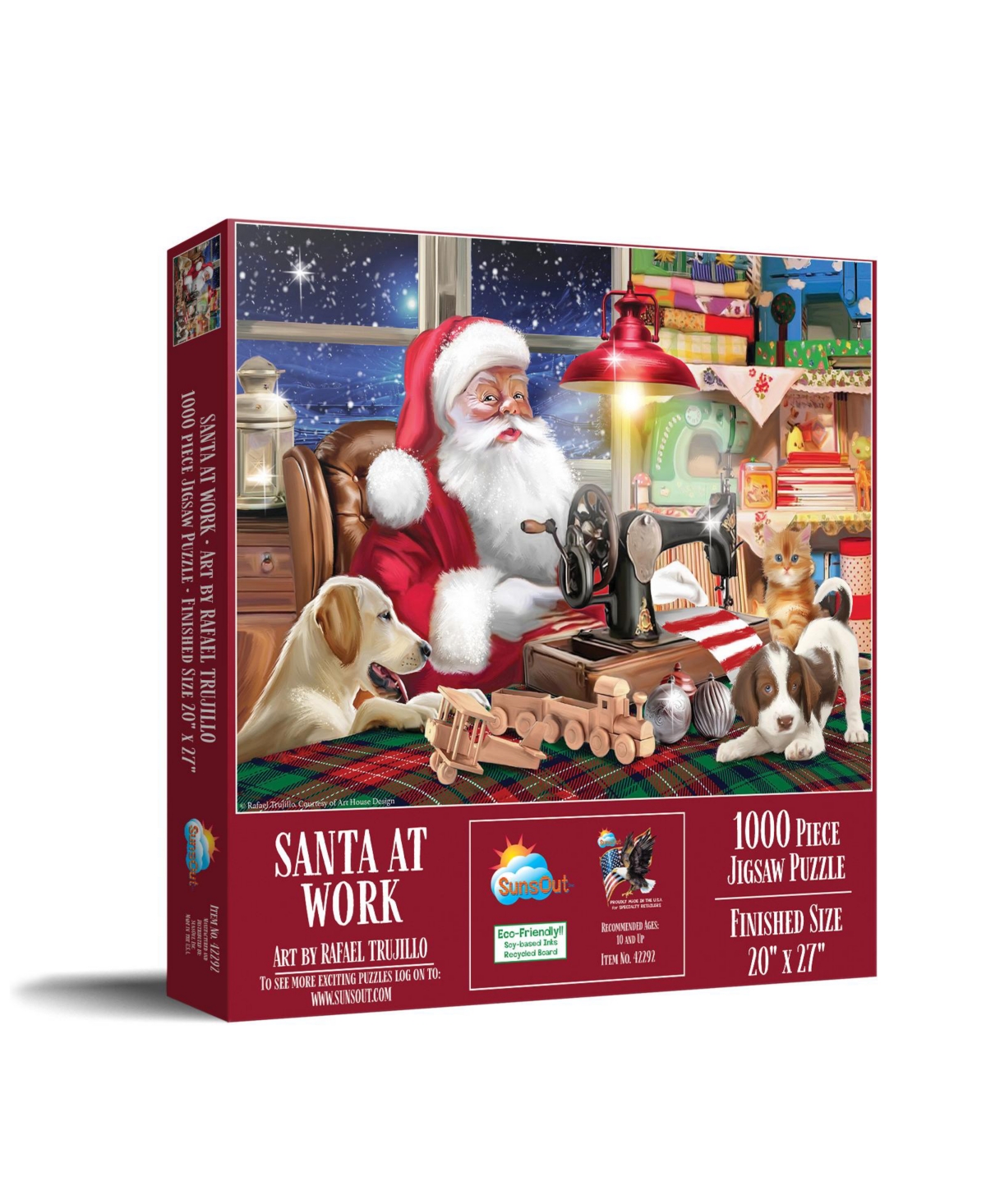 Click here for SunsOut Santa at Work 1000 piece Jigsaw Puzzle for... prices