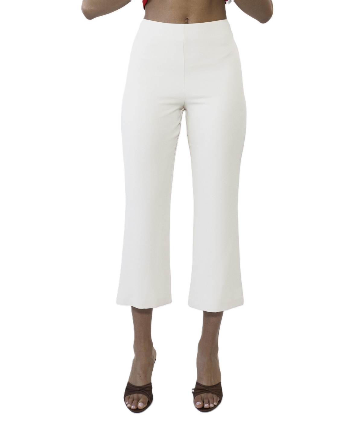 Click here for Alexia Admor Womens Quinn Flared Cropped Capri Pan... prices