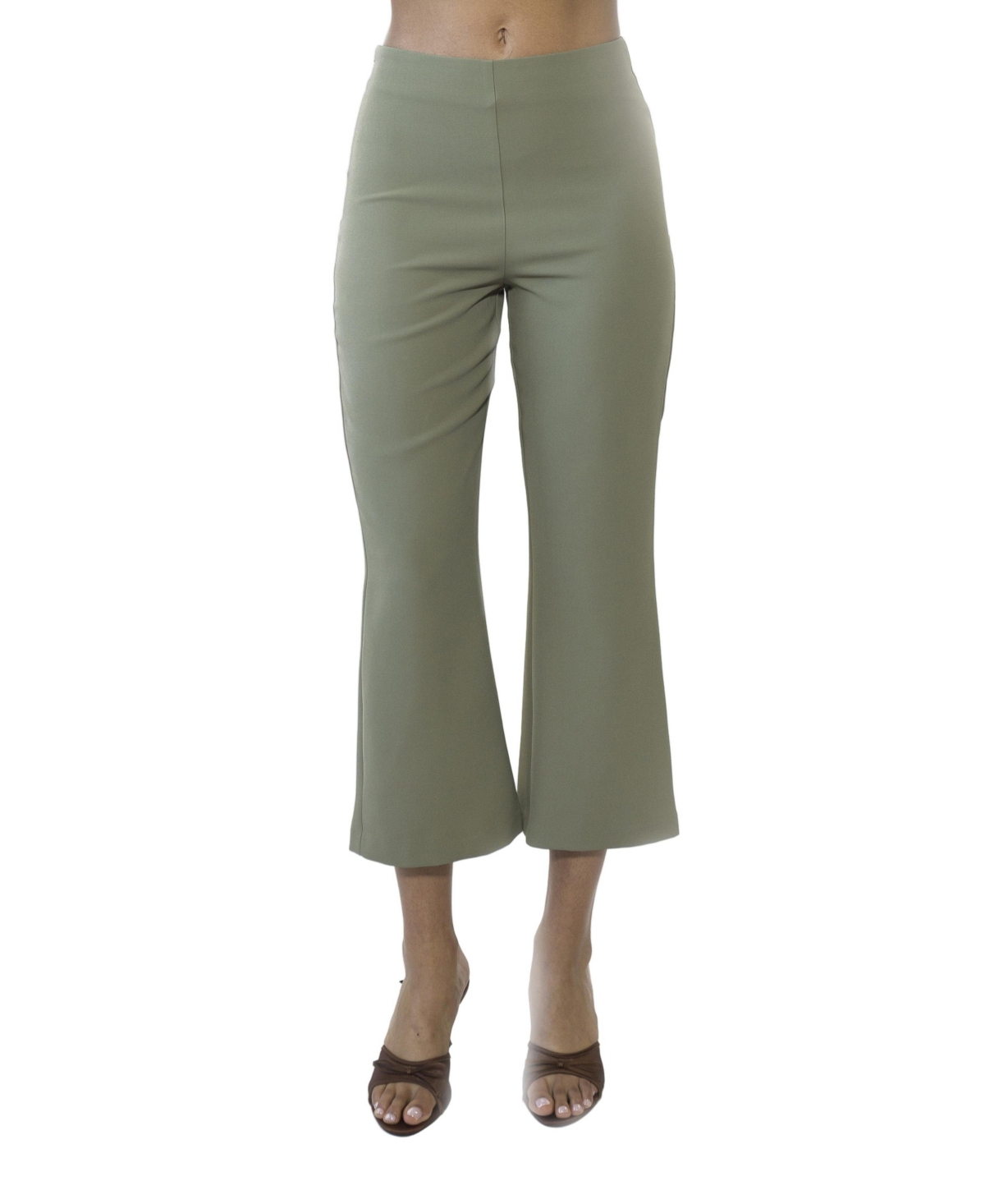 Click here for Alexia Admor Womens Quinn Flared Cropped Capri Pan... prices